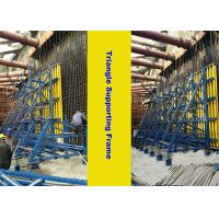 Quality Metro Station Single Sided Concrete Wall Forms With Triangle Supporting Frame for sale