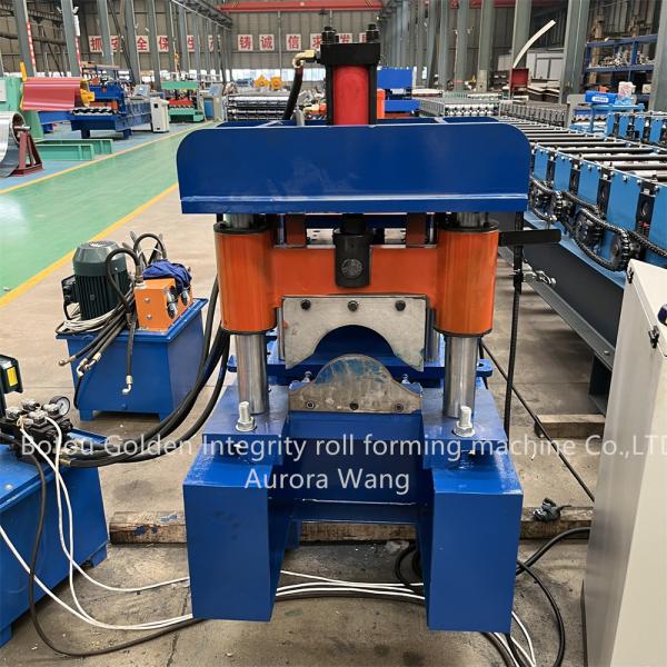 Quality Good Quality Roof Flashing Roll Forming Machine Ridges Making Cover Metal for sale