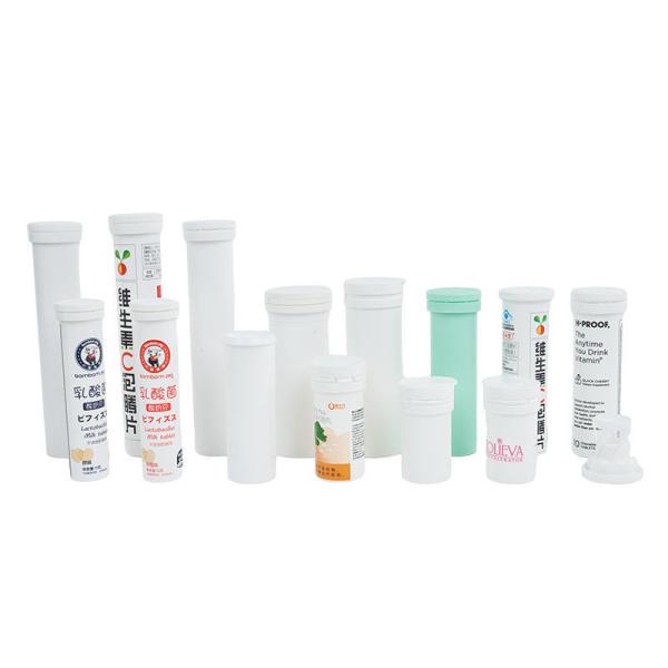 Quality OEM Effervescent Tablet Bottle with White Plastic Cap and Matte Finish PP Body for sale