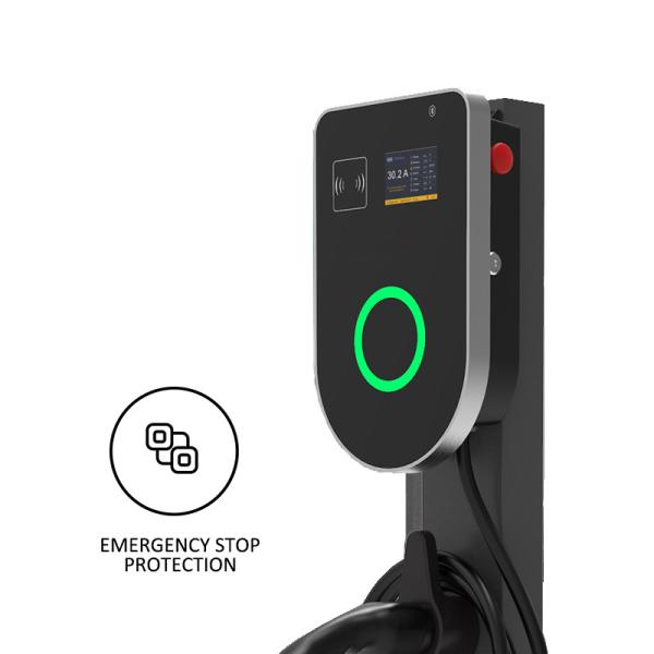 Quality Outdoor Wall Mounted EV Charger 380v RoHS Certificated for sale