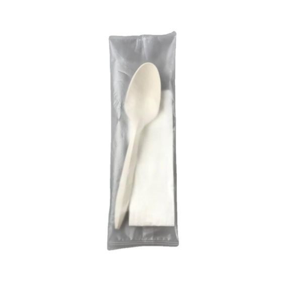 Quality 1 Piece Separately Wrapped Disposable Spork in Kraft Paper Box Customized for You for sale