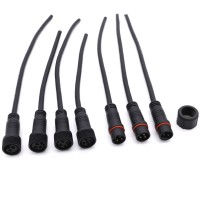 Quality Power PVC Screw Waterproof Connector IP67 M18 Male Female Gender for sale