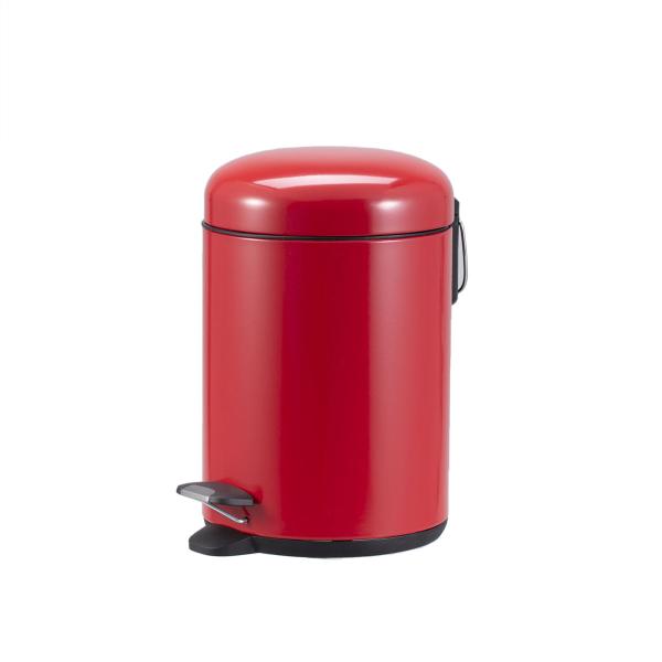 Quality Silver Stainless Steel Pedal Bin with Sustainable Waste Management and 5L Capacity for sale