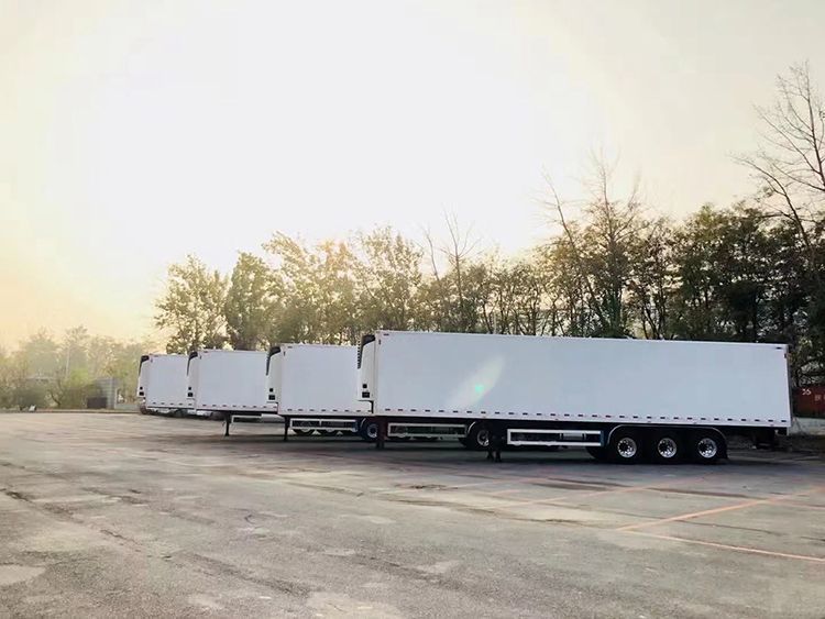 20FT Refrigeration Truck Box Body with FRP Sandwich Wall and Aluminum Duct Floor for Isuzu Truck Chassis
