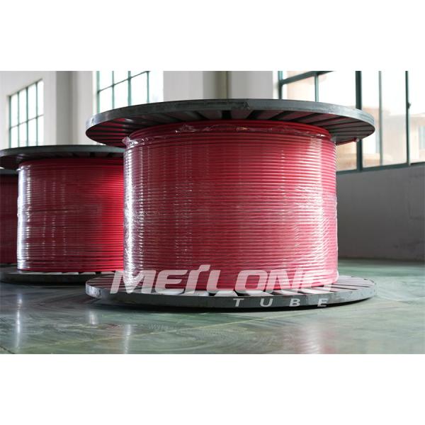 Quality Uns S32205 Stainless Coil Tubing Duplex 2205 TPV Encapsulated Control for sale