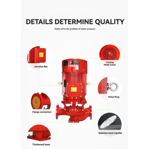 Quality Steel Water Pressure Fire Fighting Centrifugal Pump Multi Stage for sale