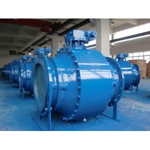 Quality Anti Static Three Piece Fire Safe Trunnion Ball Valve for sale