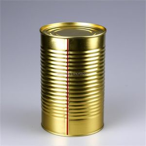 Quality Customized Artwork in PDF Format Above 300dpi Metal Tin Cans with Easy Open Lids for sale