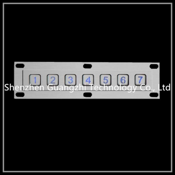 Quality 7 Buttons Backlit Numeric Keypad For Access Control Side Key Type for sale