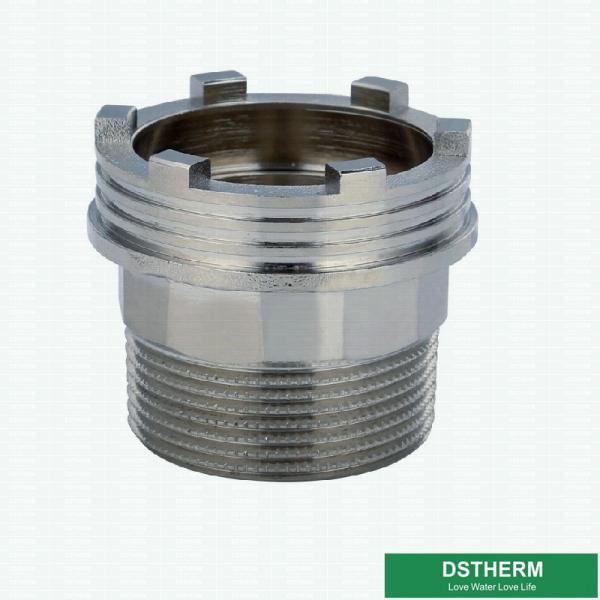 Quality Ppr Brass Inserts Nickel Plated Male Inserts For Ppr Fittings Hexagonal Inserts Customized Designs for sale