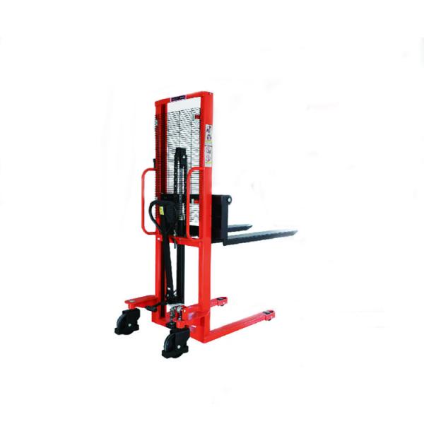 Quality 500kgs Lifting 1600mm Manual Hand Pallet Stacker for sale