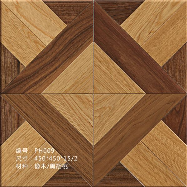 Quality Durable Parquetry Tiles Panels In Engineered Wood Flooring Customization for sale