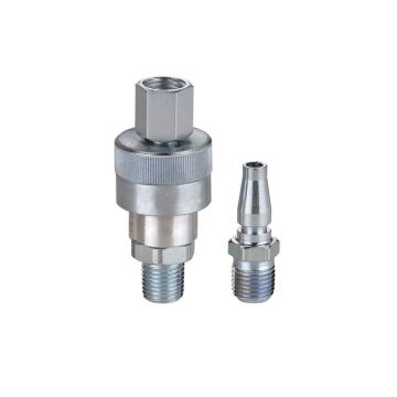 Quality 250PSI Pneumatic Quick Release Coupling S Series For Schrader Interchange for sale