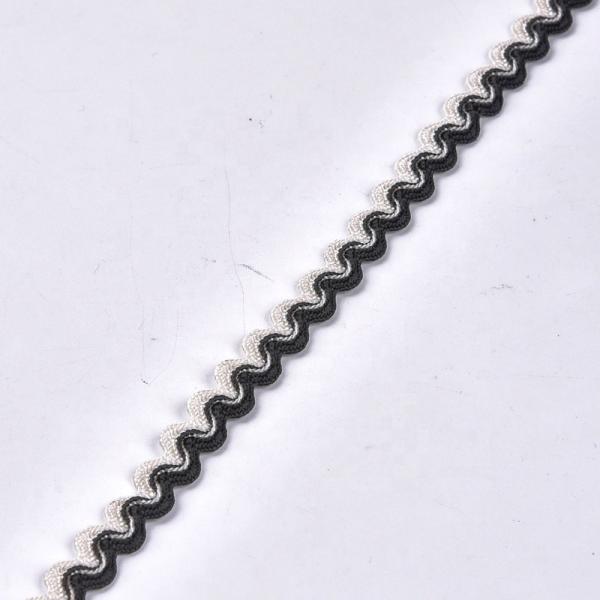 Quality Colorful Curtains Jacquard 1cm Rick Rack Trim for sale