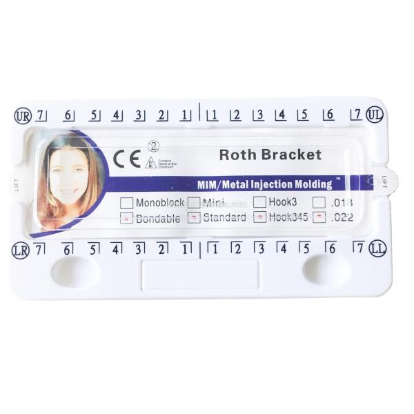 Quality Precise and Comfortable Low Profile Dental MBT Mini Bracket Orthodontics with CE for sale
