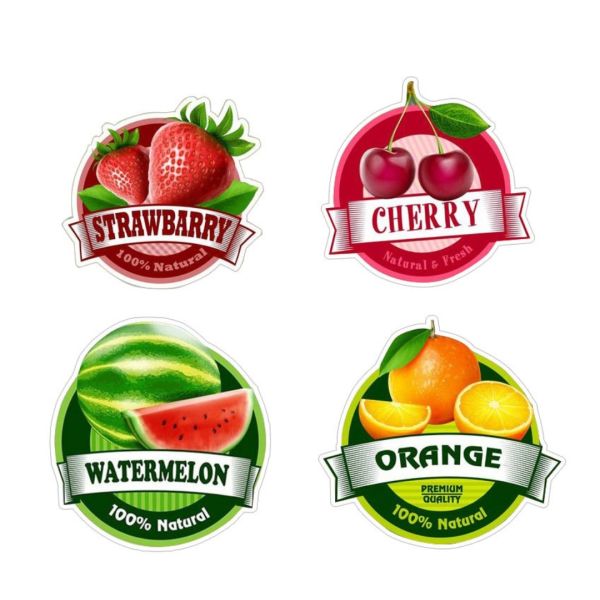 Quality Self Adhesive Vinyl Spice Jar Label Condiment Glass Honey Bottle Sticker for sale