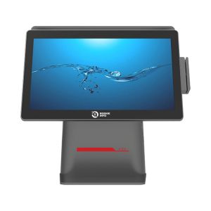 Quality Qr Scanner Android 15.6 Inch Pos System Oem Desktop Dual Touch Screen for sale