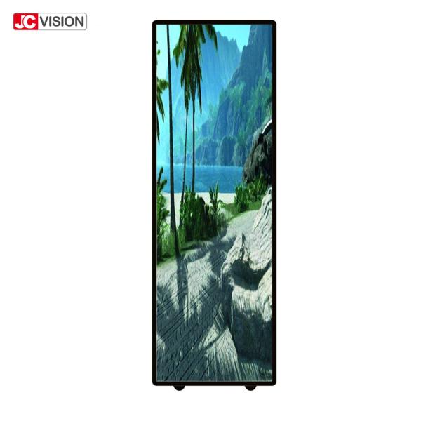 Quality HD P6 P4 DIY Smart Mirror Billboard Movable Floor Standing Touchscreen Smart for sale