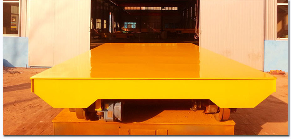 industrial rail flat trolley for painting room