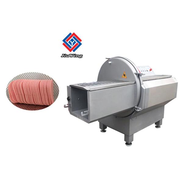 Quality Frozen Meat Ham Steaks Slicing Cutter Machine Numerical Control Constant Speed for sale