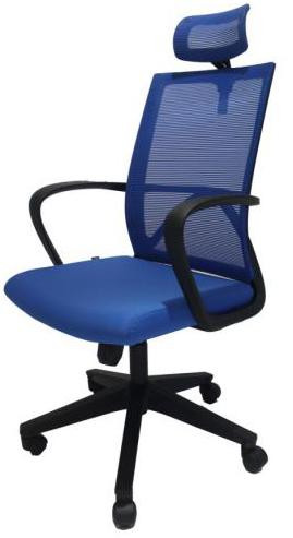 Quality Colored High Back 45KG/M3 Manager Mesh Chair Waterfall Edge for sale