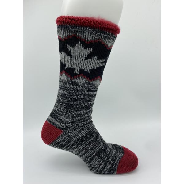 Quality Outdoor Funky Mens Socks Jacquard Melange Boots Socks Ladies for sale