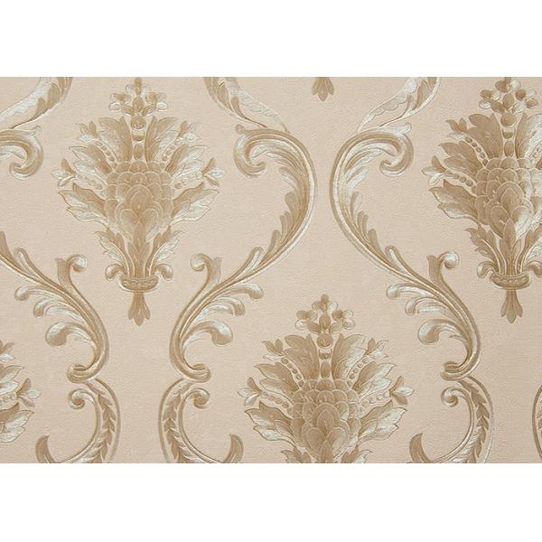 Quality Eco - Friendly Classial Embossed Washable Vinyl Wallpaper With European Style for sale