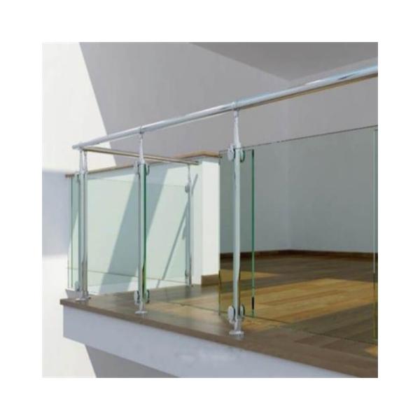 Quality Customized Outdoor Balcony Glass Railing 6mm-15mm Glass Staircase for sale