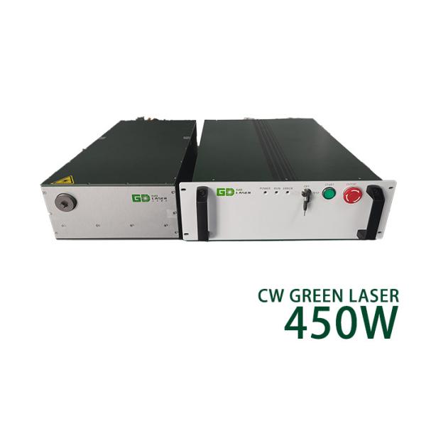 Quality 450W Single mode nanosecond CW green fiber laser for sale