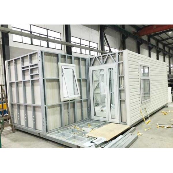 Quality Prefab Mobile Cabin House / Steel Frame Prefab Modular Homes For Guard House for sale