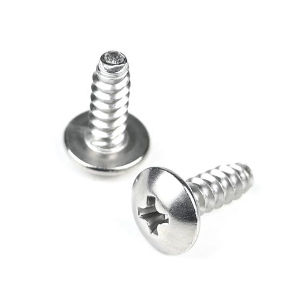 Quality Metal Sheet Self Tapping Screw 12mm with Phillips Drive and Round Head for sale