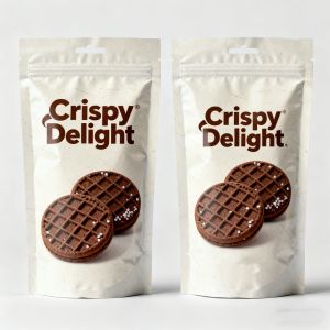 Quality Customizable Stand up Pouch With Window Food Packaging Bag Ziplock Bag for sale