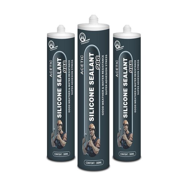 Quality MH988 Acetic GP Sealant 300ml Cartridge Versatile Multipurpose Silicone Adhesive for sale