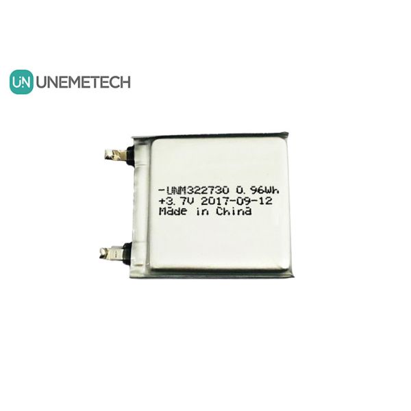 Quality Customized Rechargeable Polymer Lithium Batteries / 3.7V 260mAh 322730 Li-Po Battery for sale