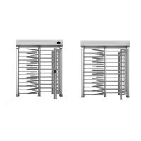 Quality RFID Barcode Reader Full Height Turnstile with DC 24V Operation and Anti for sale
