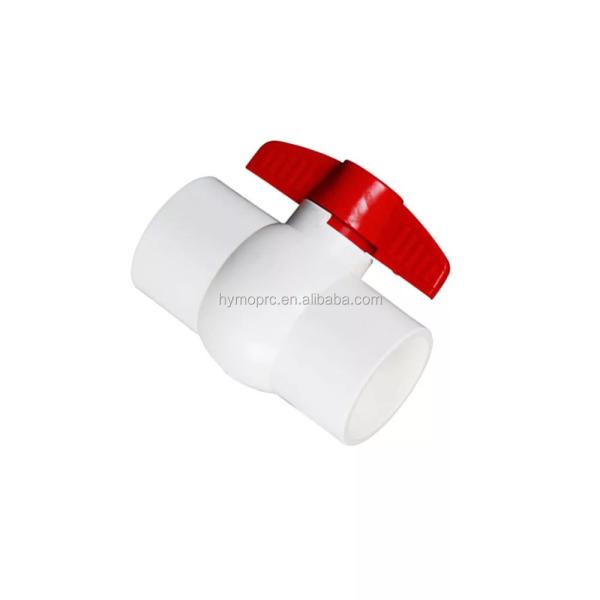 Quality STANDARD Length PVC Octagonal Ball Valve with 1/2 Socket and ANSI Plastic Valves for sale