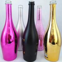 Quality Decal Surface Handling 750ml Glass Bottle for Champagne and Rum in Custom Color for sale