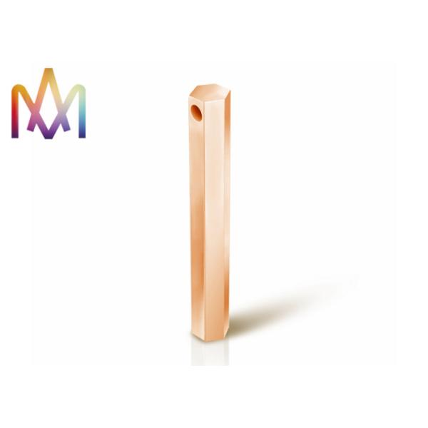 Quality Three Dimensional Hexagon Perforated Cuboid Stick Pendant for sale
