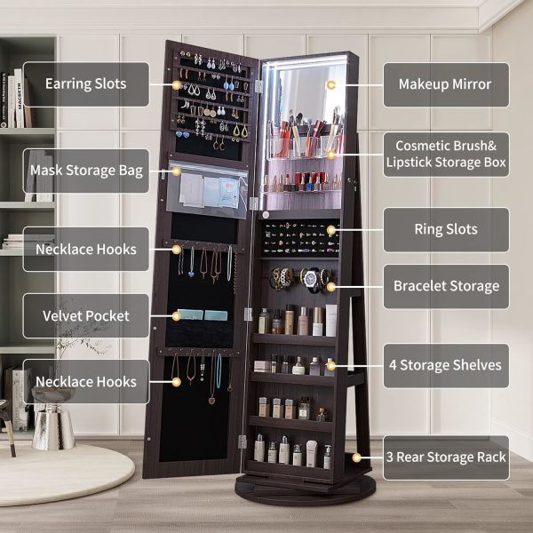 Quality Frameless Full Length Mirror Cabinet Rectangle Wood Mirror Cabinet Customized for sale