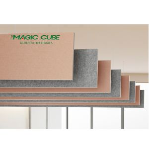 Quality 500mm Black Sound Absorbing Ceiling Panels for Customized Soundproofing for sale