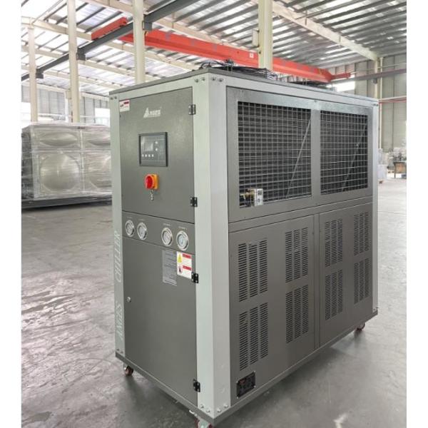 Quality 8Tr Air Cooled Scroll Portable Water Chiller Shell And Tube Evaporator for sale