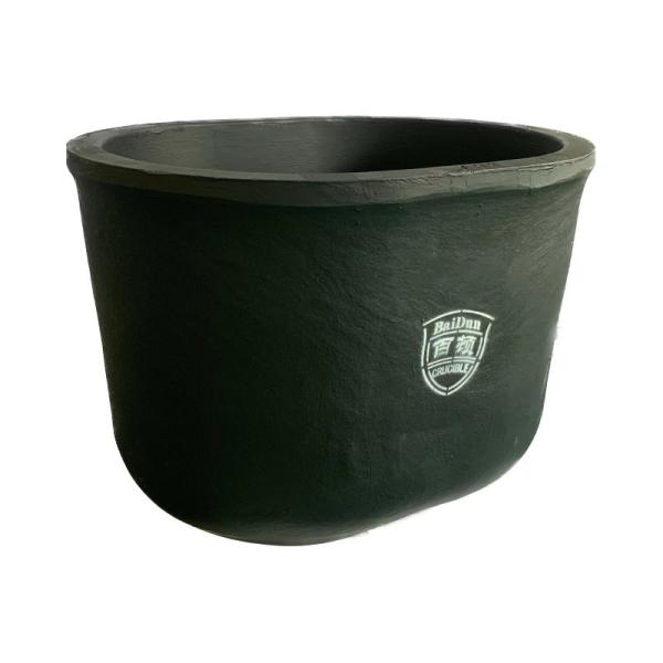 Quality Heat Resistant Clay Graphite Crucible 15.5kg Cylindrical Crucible Melting Pot for sale