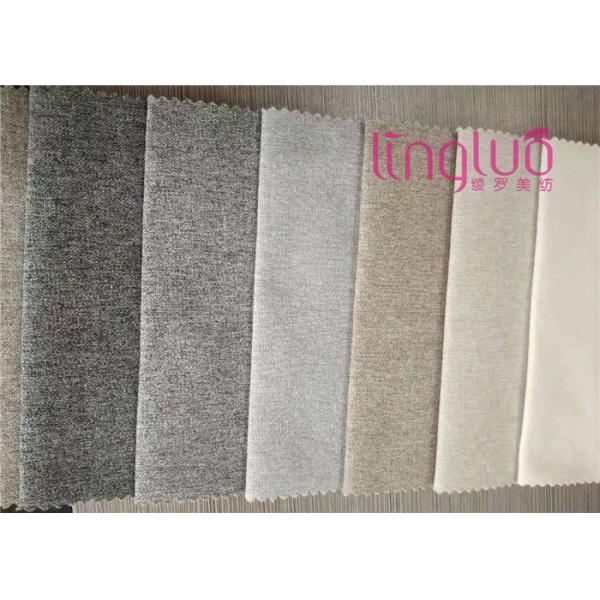Quality SGS Colorful Cotton Linen Fabric 148-150cm Width Easy Clean No Harmful Chemicals for sale