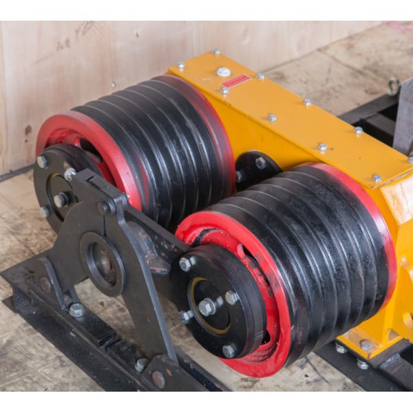 Quality Safe 5 Ton Double Drum Electric Cable Pulling Winch Machine for Power Constructi for sale