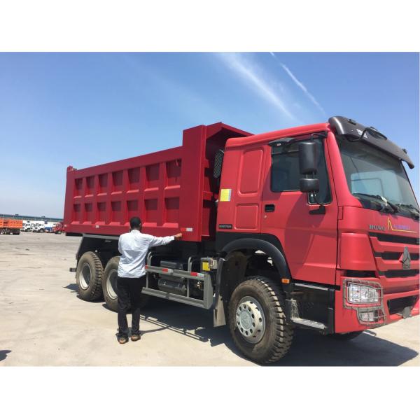 Quality 5.3-6.2 M Cargo Box Used Tipper Trucks with Sinotruk Engine Flat Single Sleeper for sale