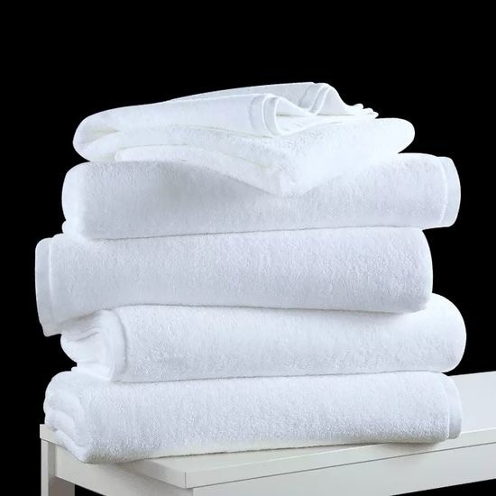 Quality SPA Hotel Collection Bath Towels 50g/60g/70g Weight With Solid Pattern for sale
