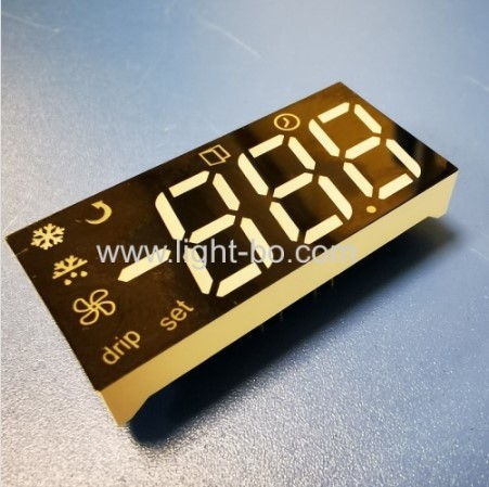 Quality Customized Multicolour Triple Digit 7 Segment LED Display Module For Refrigerato for sale