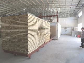 Energy Saving Thermal Treatment Equipment / Kiln Wood Drying Equipment Gas