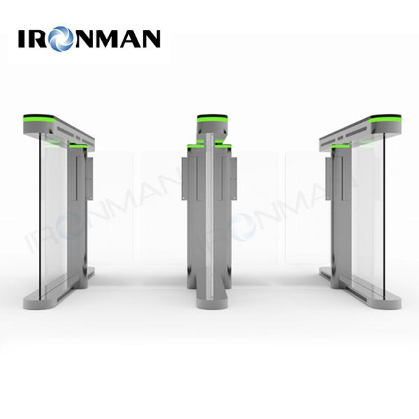Quality Sliding Turnstile Barrier Gate , Custom Electric Turnstiles 1400*335*980mm for sale