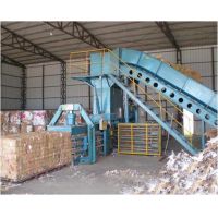 Quality Plastic Plc Control Horizontal 37.5kw Horizontal Baler for sale